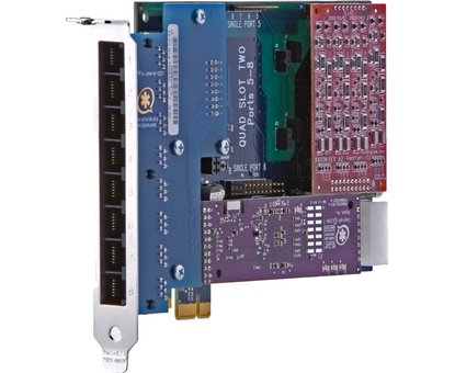 Tarjeta Analoga Pci Express 8 Puertos Aex800P Digium — Kuhn Soluciones SpA